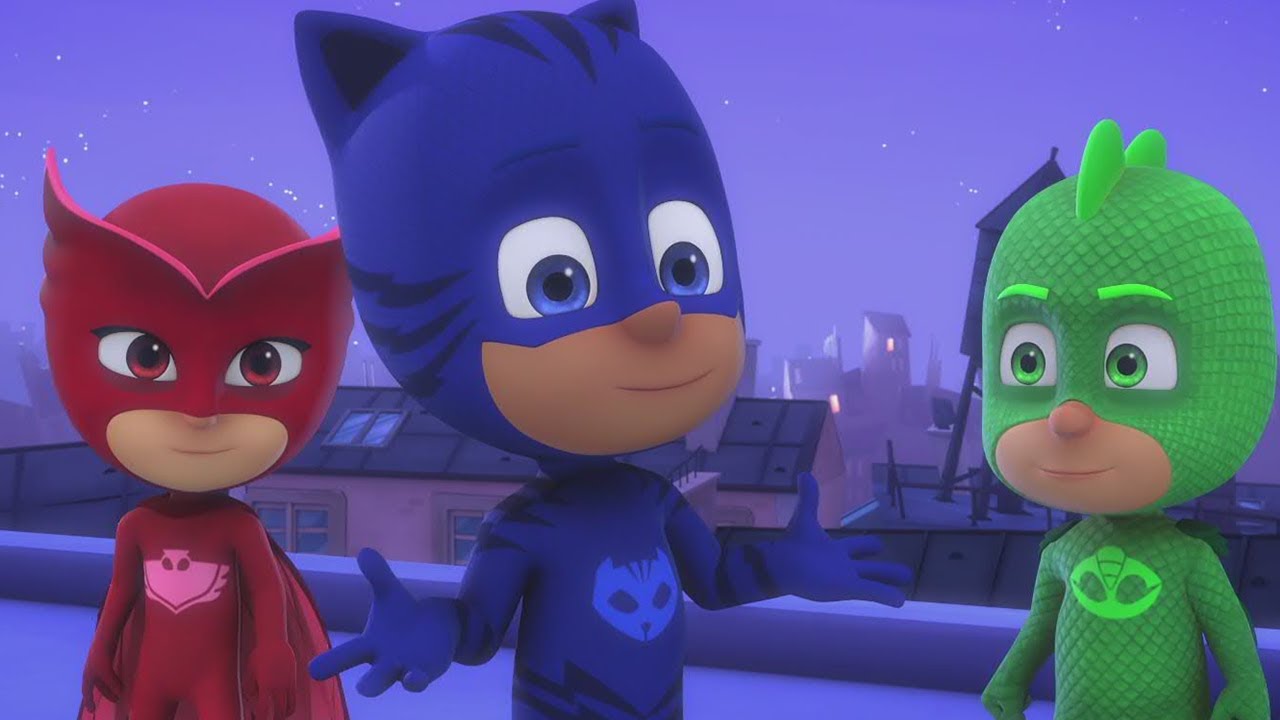 パジャマスク PJ Masks Japanese | 屋上の冒険！ | フルエピソード | 子供向けアニメ - YouTube