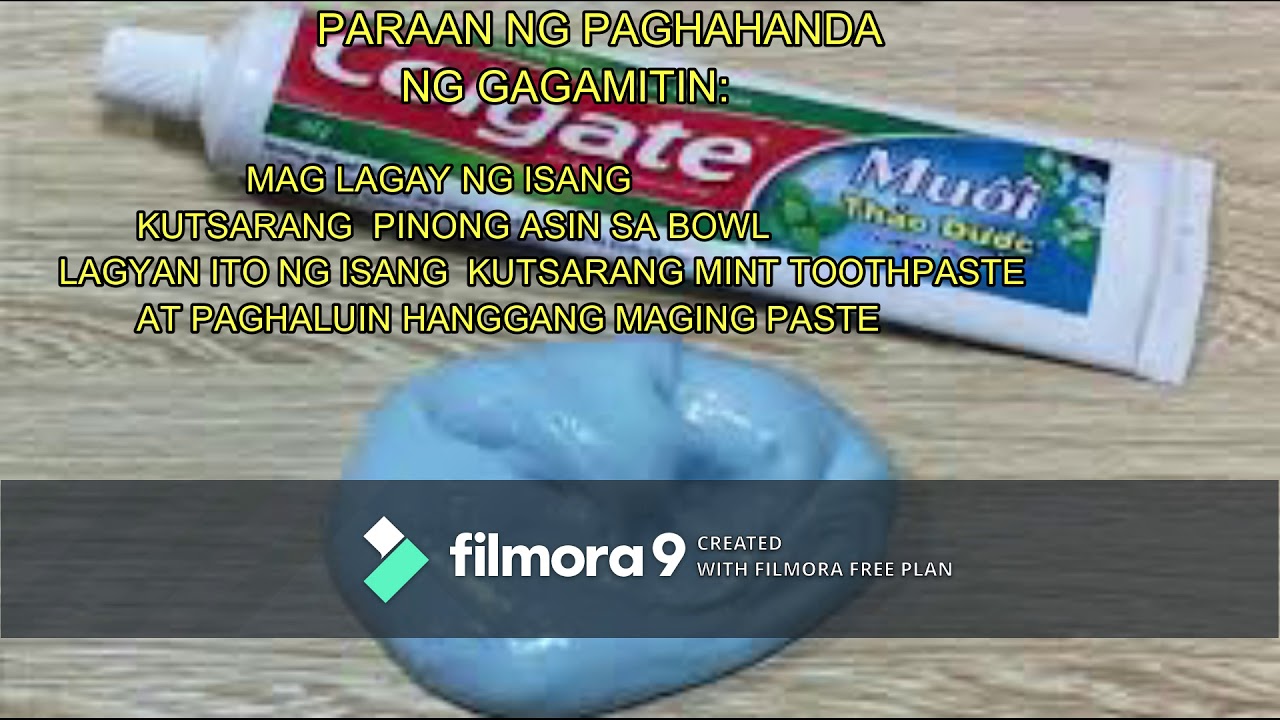 TOOTHPASTE PANTANGGAL NG BLACKHEADS - YouTube