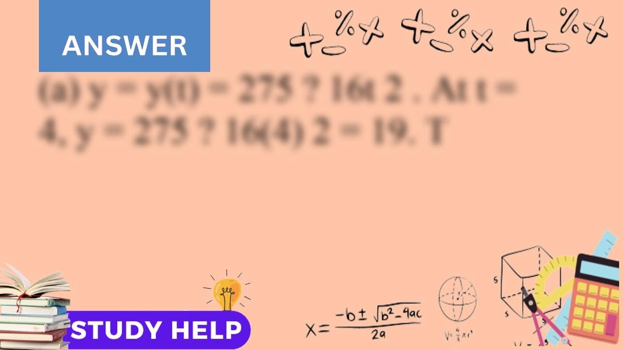 The deck of a bridge is suspended 275 feet above a river If a pebble ...