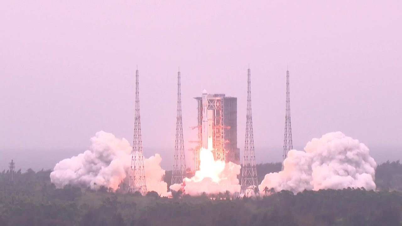 Blastoff! China's Long March 8 launches relay satellite on moon mission ...