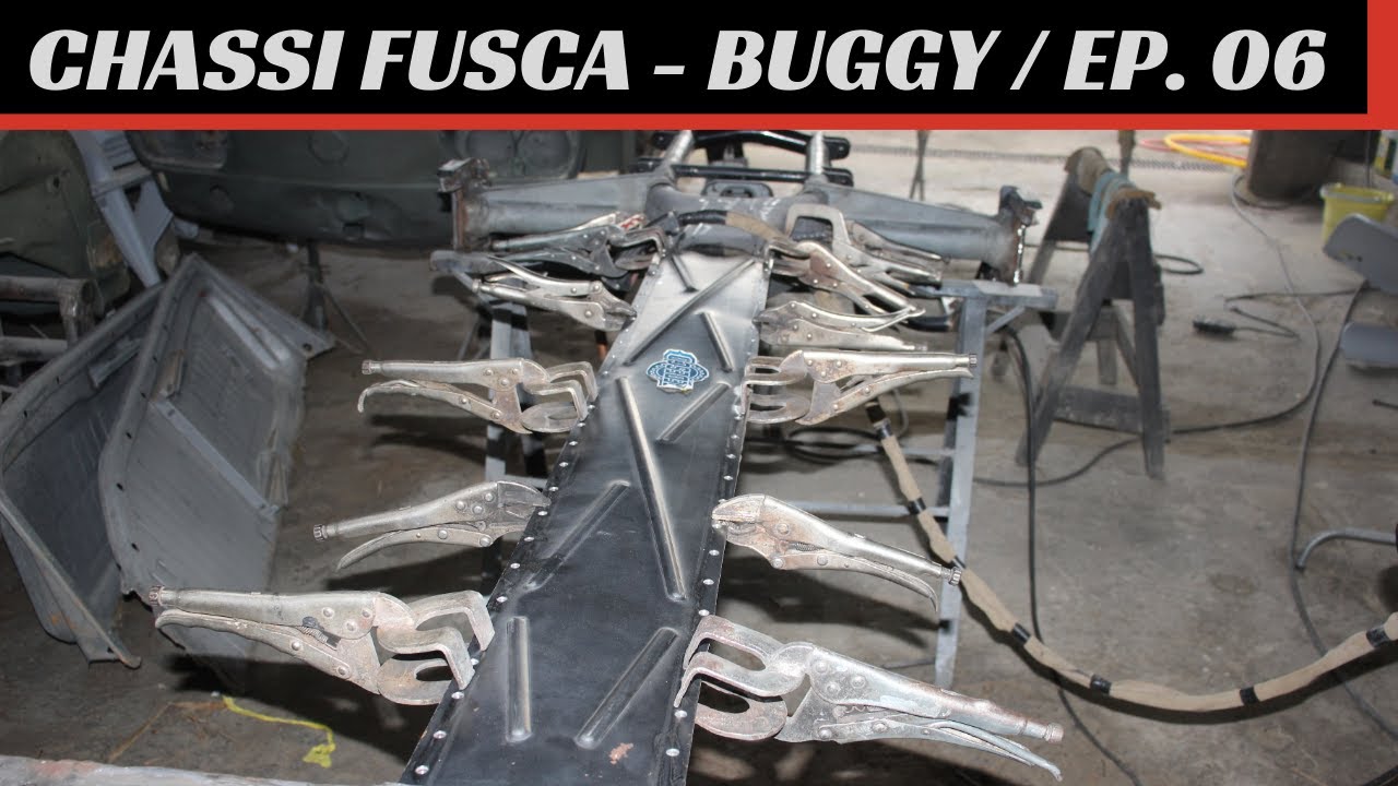 Chassi FUSCA - EP. 06 / Preparação e fechamento do túnel do chassi ...