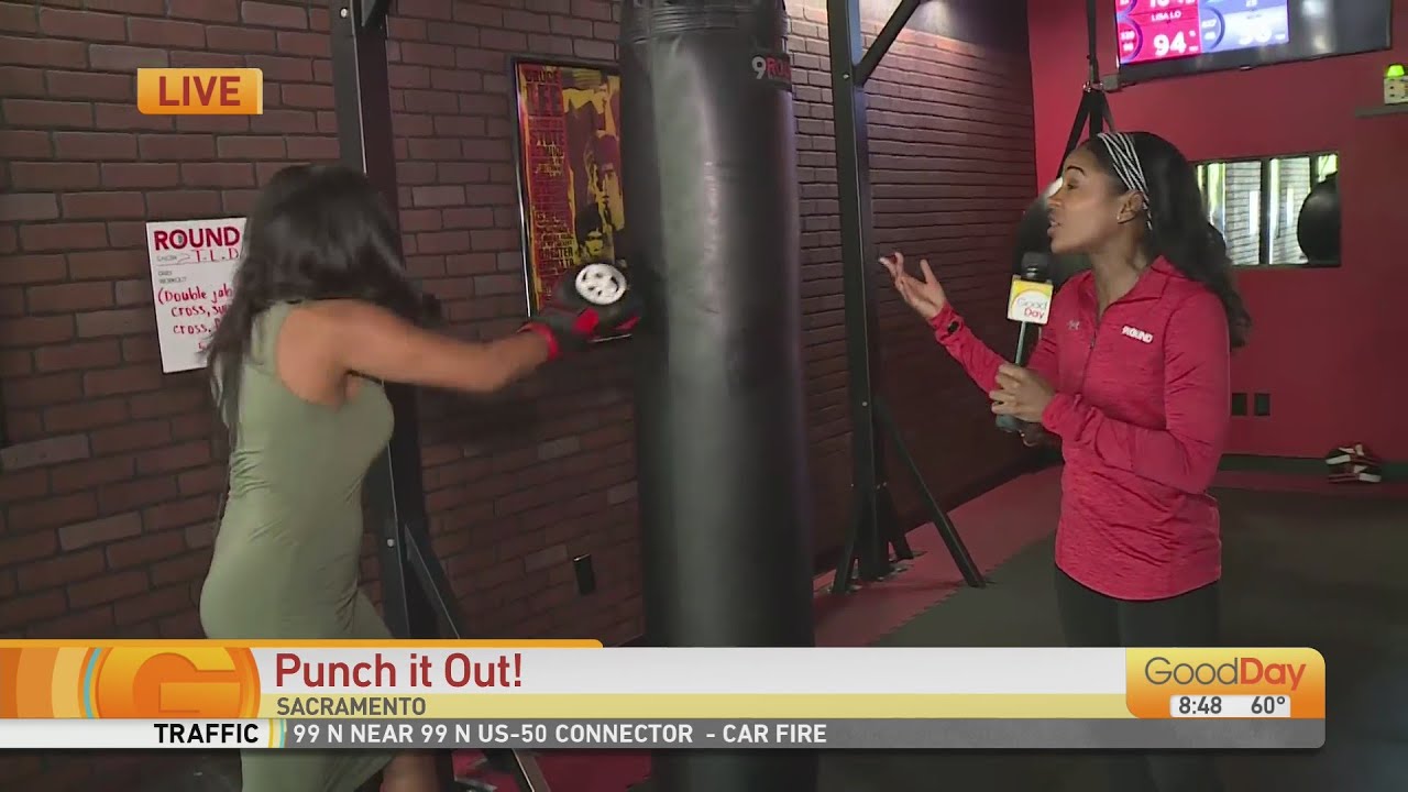 Punching it out at 9 Round! - YouTube