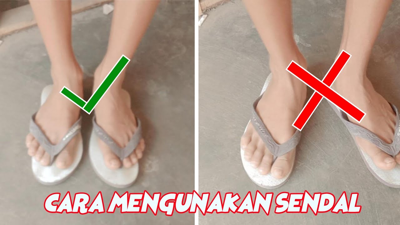 CARA MEMAKAI SENDAL - YouTube