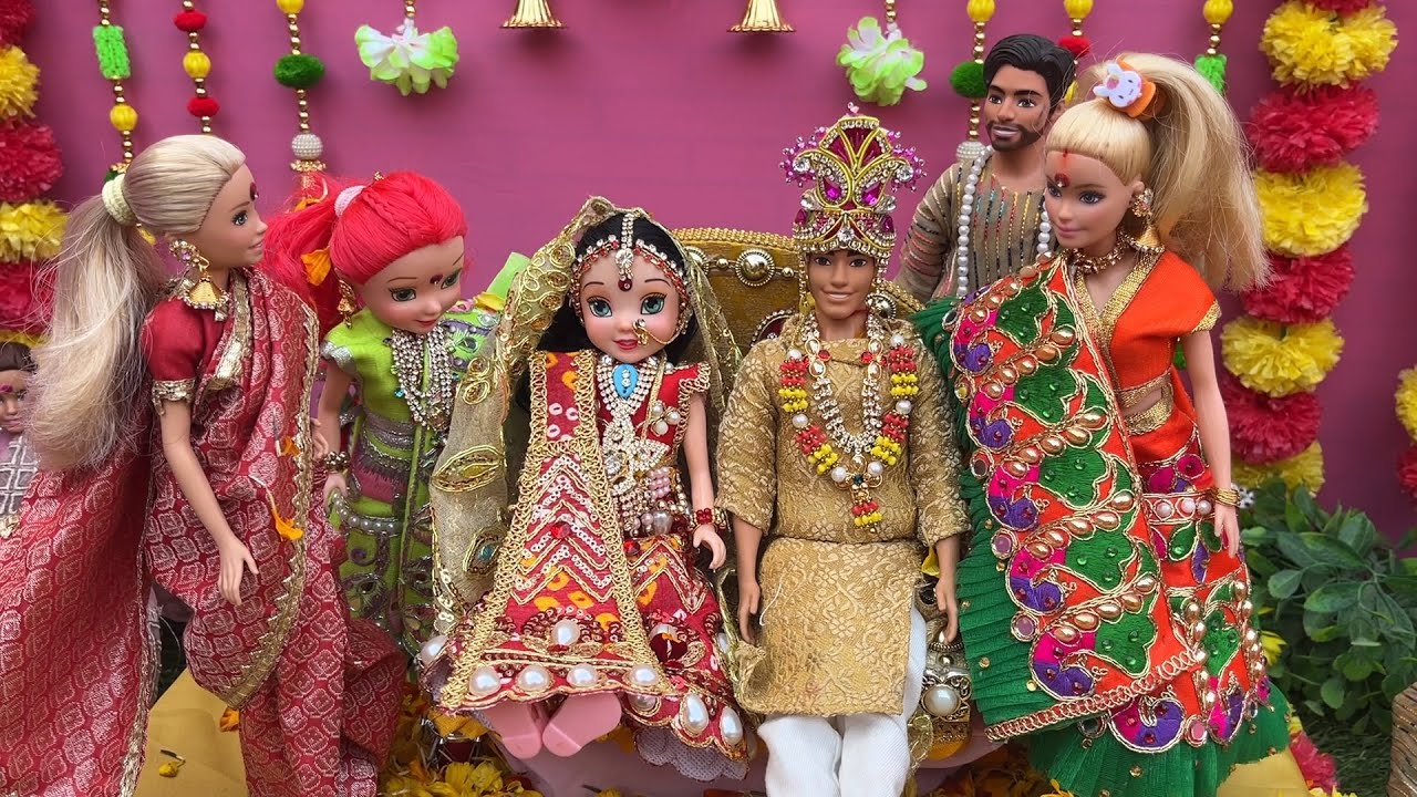 Neelima ki hui shaadi/ barbie doll ki hindi kahaniyan/ barbie cartoon ...