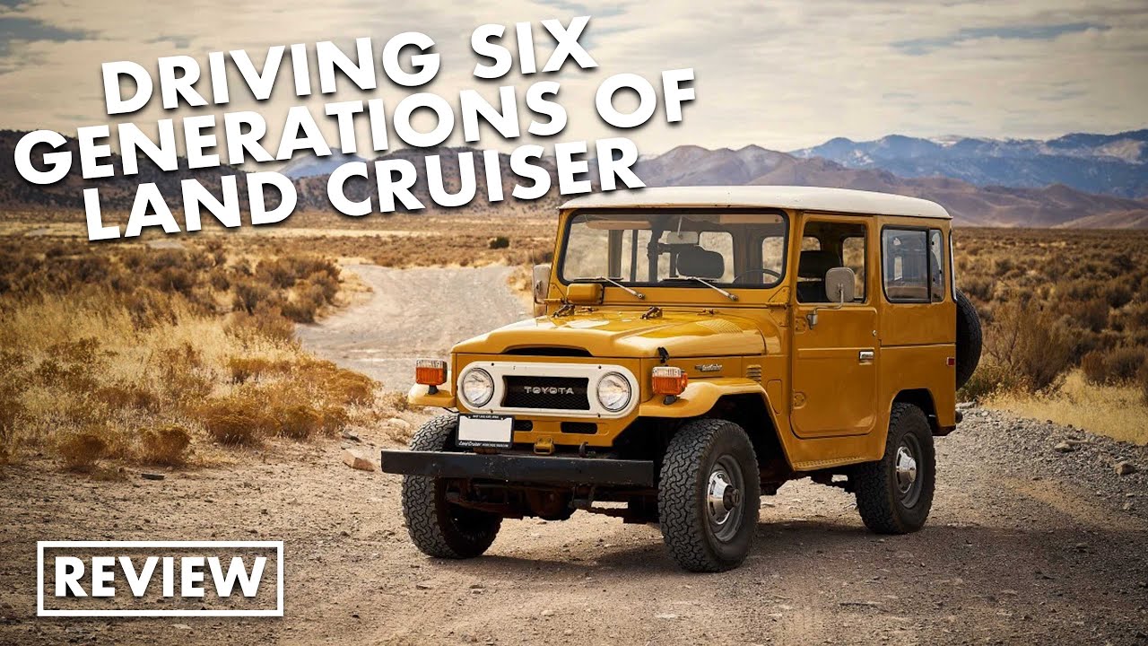 Driving 6 Generations of Toyota Land Cruiser - YouTube