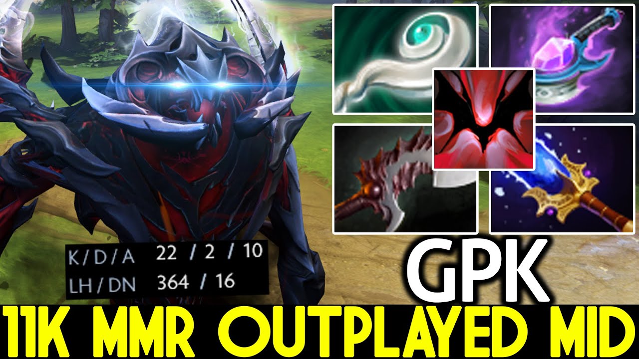 GPK [Shadow Fiend] 11K MMR Outplayed Tinker Mid with Arcane Blink Dota ...