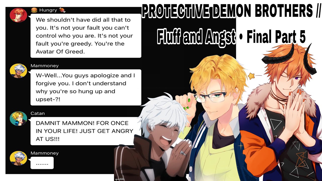 Obey me texts: PROTECTIVE DEMON BROTHERS // Fluff and Angst • Part 5/5 ...