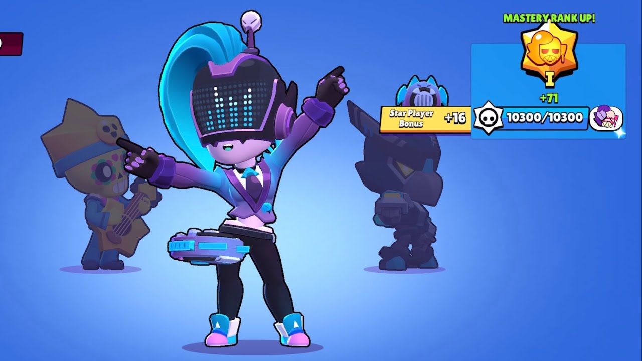 Brawl Stars Emz Mastery Gold I Youtube