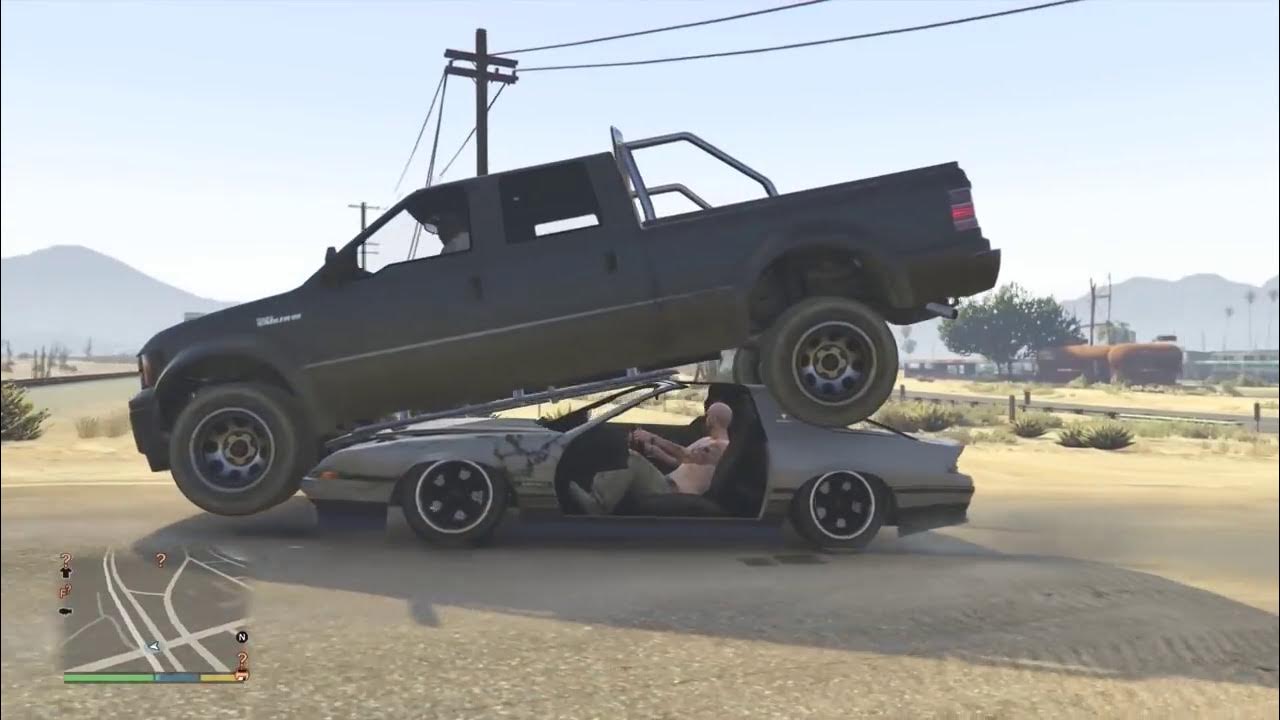GTA 5 - Funny/Brutal Moments Compilation - Crazy Fails, Car Stunts ...