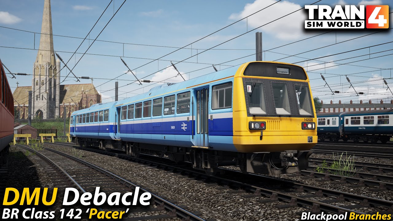 DMU Debacle : Blackpool Branches : Train Sim World 4 [4K 60FPS] - YouTube
