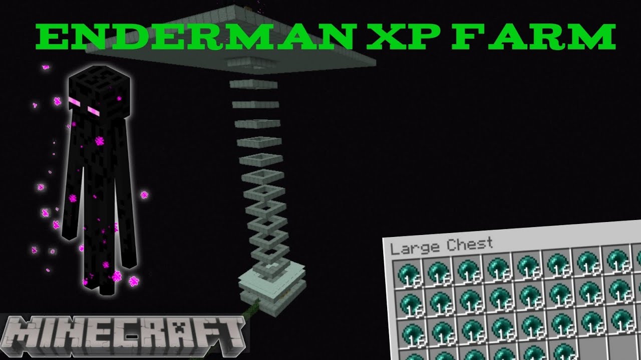 NEW Enderman XP Farm Minecraft 1.21 [JAVA + BEDROCK EDITION] - YouTube