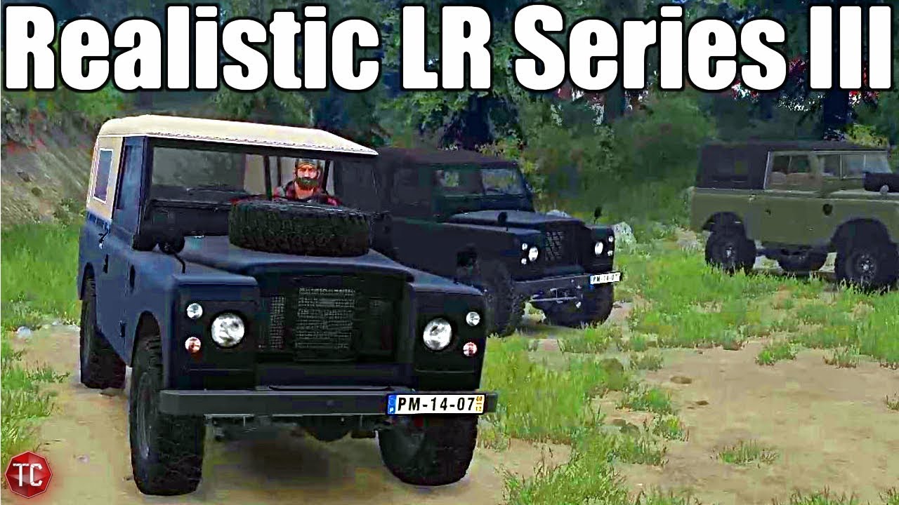 SpinTires MudRunner: REALISTIC Land Rover Series III - YouTube