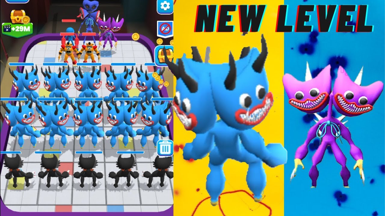 Monster Army in Merge Master Blue Monster || Walkthrough (iOS, Android ...