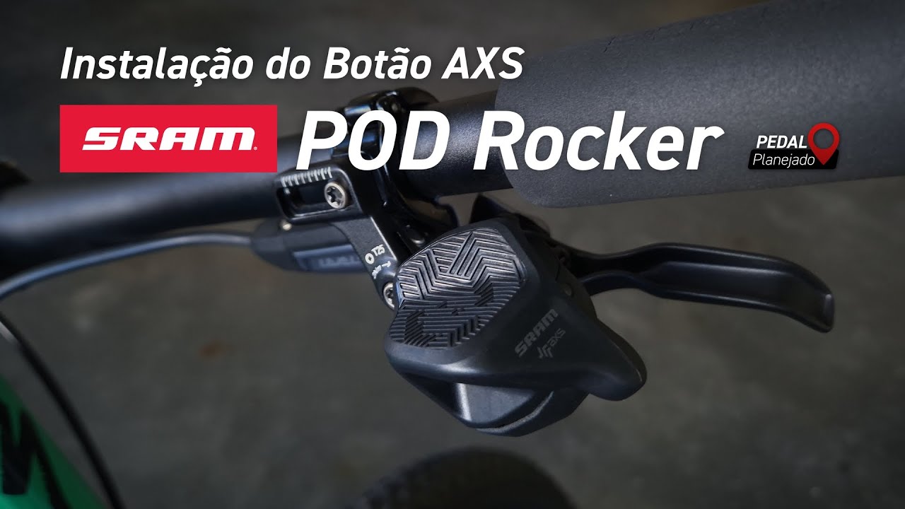 Instalação do Botão Sram POD Rocker | Upgrade | Pedal Planejado 4K ...