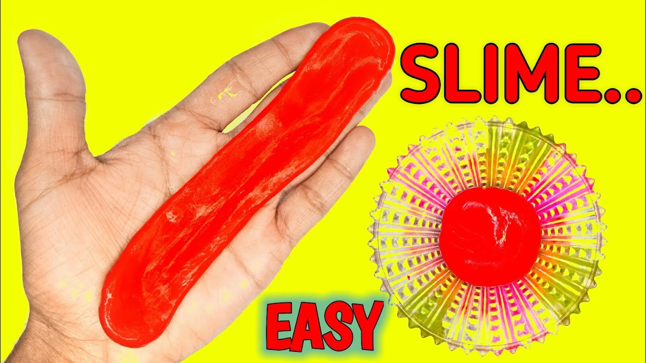 How to make Slime without activator | Amazing Satisfying Slime | ASMR ...