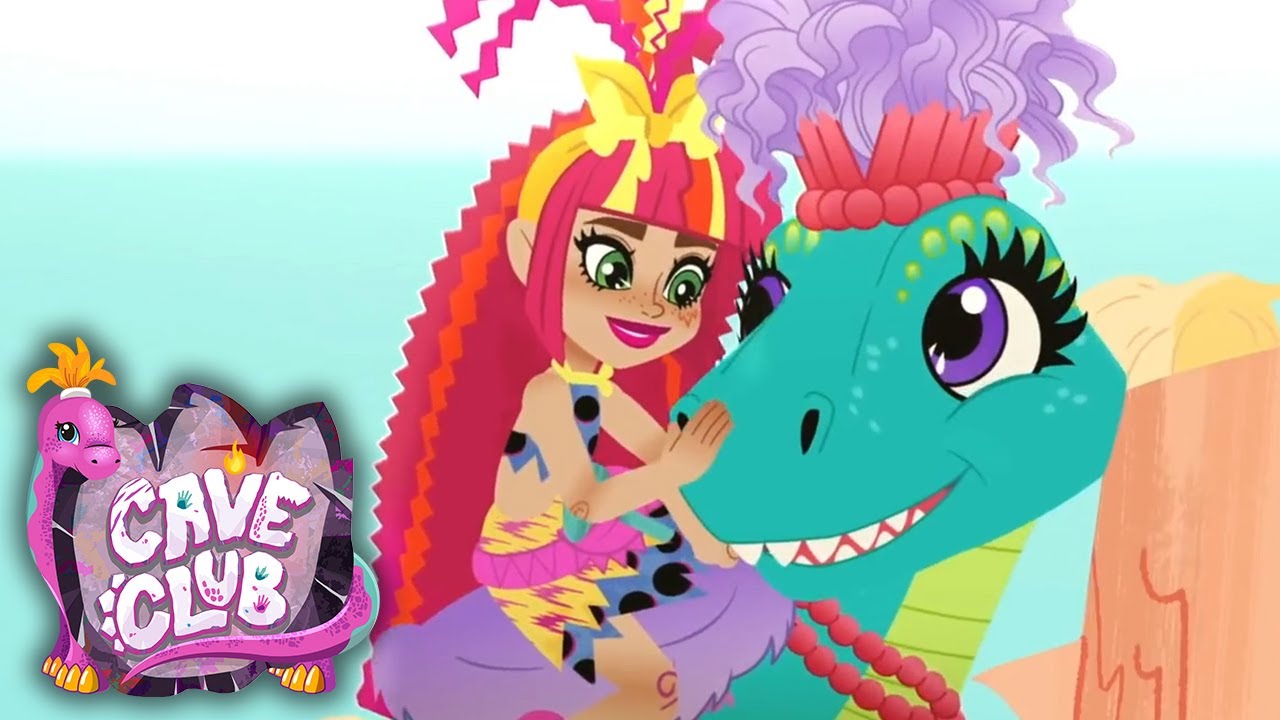 The First Dinosaur Ride from Tyra! 🦖 Cave Club Episode 8 | Cave Club ...