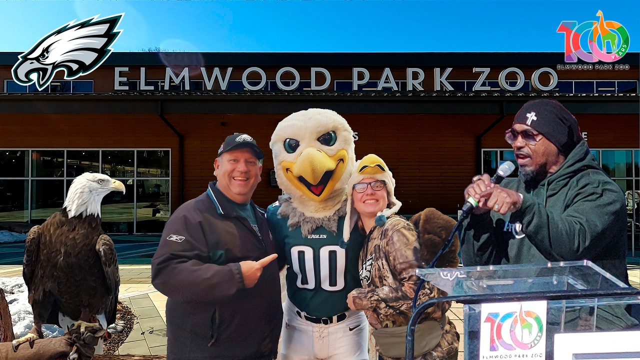 Eagles Pep Rally Full Brian Dawkins Speech Elmwood Park Zoo Super Bowl ...