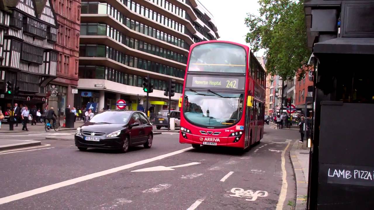 Arriva London Route 242 DW201 LJ09KRO Wright Gemini VDL Clapton (CT ...