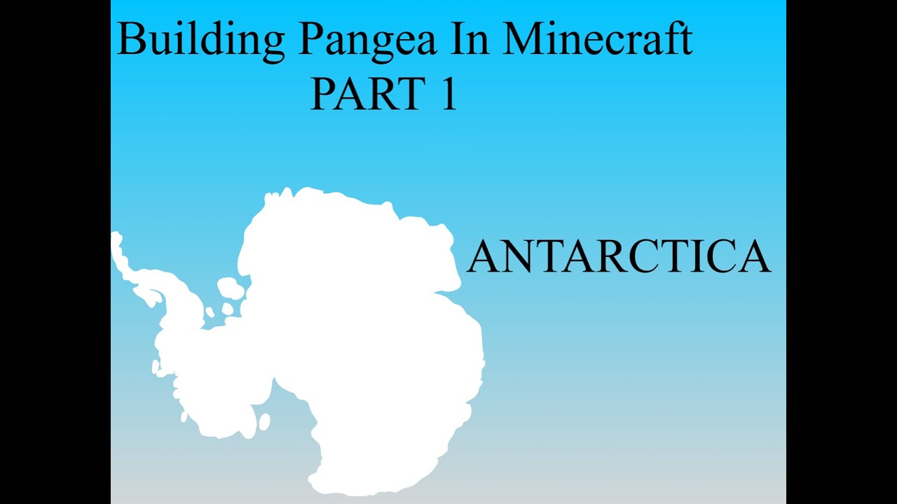 How to build Pangea in Minecraft - Part 1 - Antarctica (first tutorial ...
