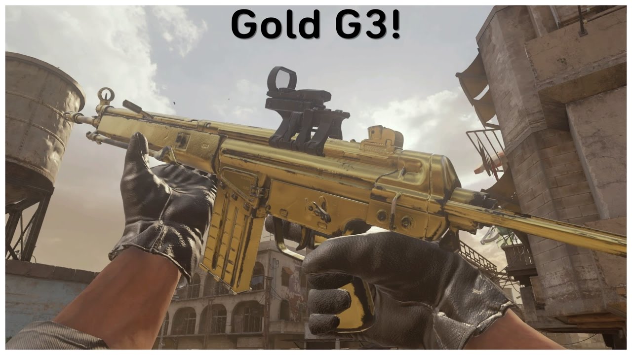 Gold G3 On MWR! - (Modern Warfare Remastered) - YouTube