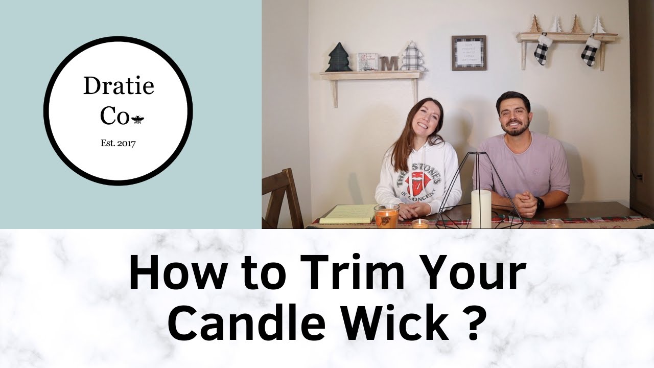 How to Trim your Candle Wick | Why to Trim Your Candle Wick - YouTube