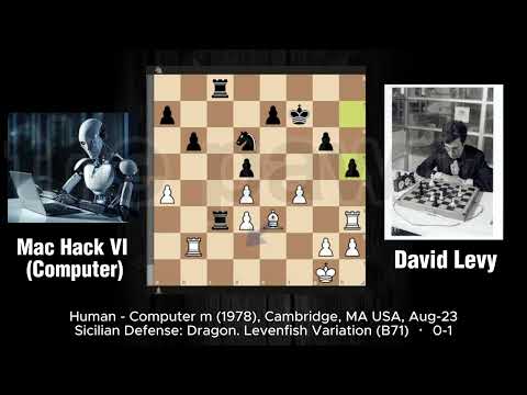 Mac Hack VI Computer vs David Levy IN 1978 - YouTube