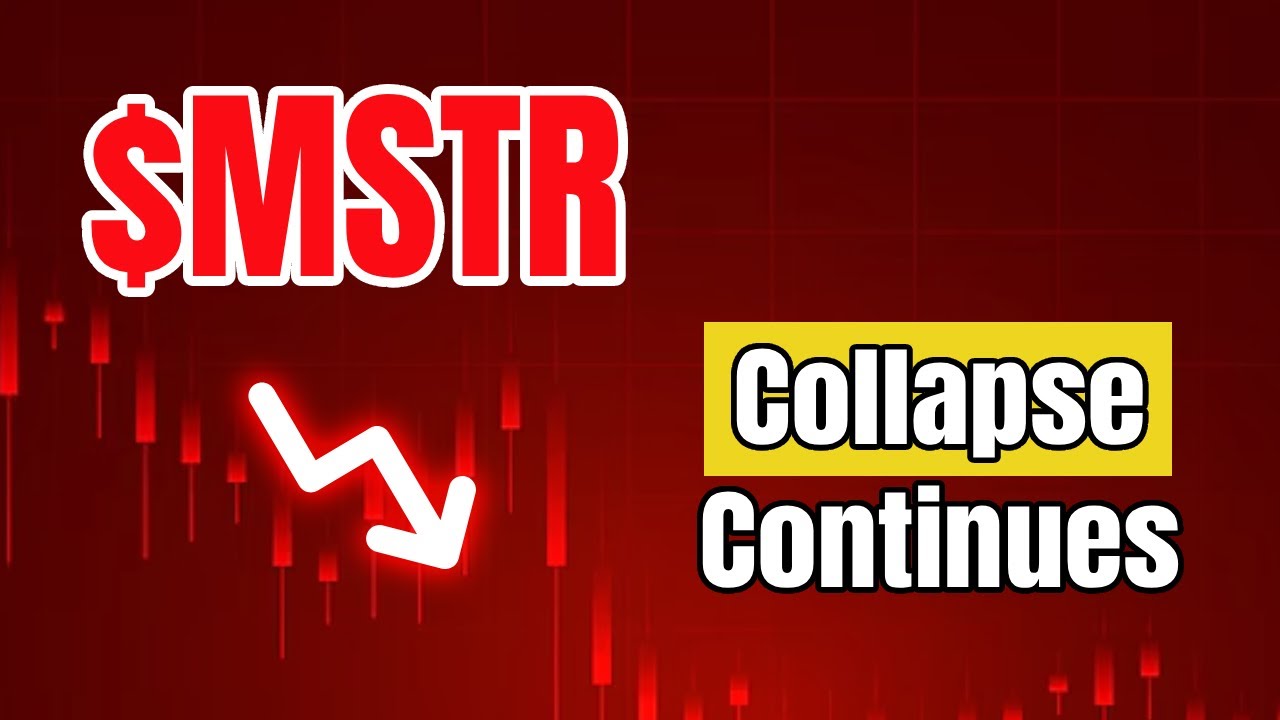 $MSTR Collapse Continues | MSTR Stock Analysis | Microstrategy Stock ...
