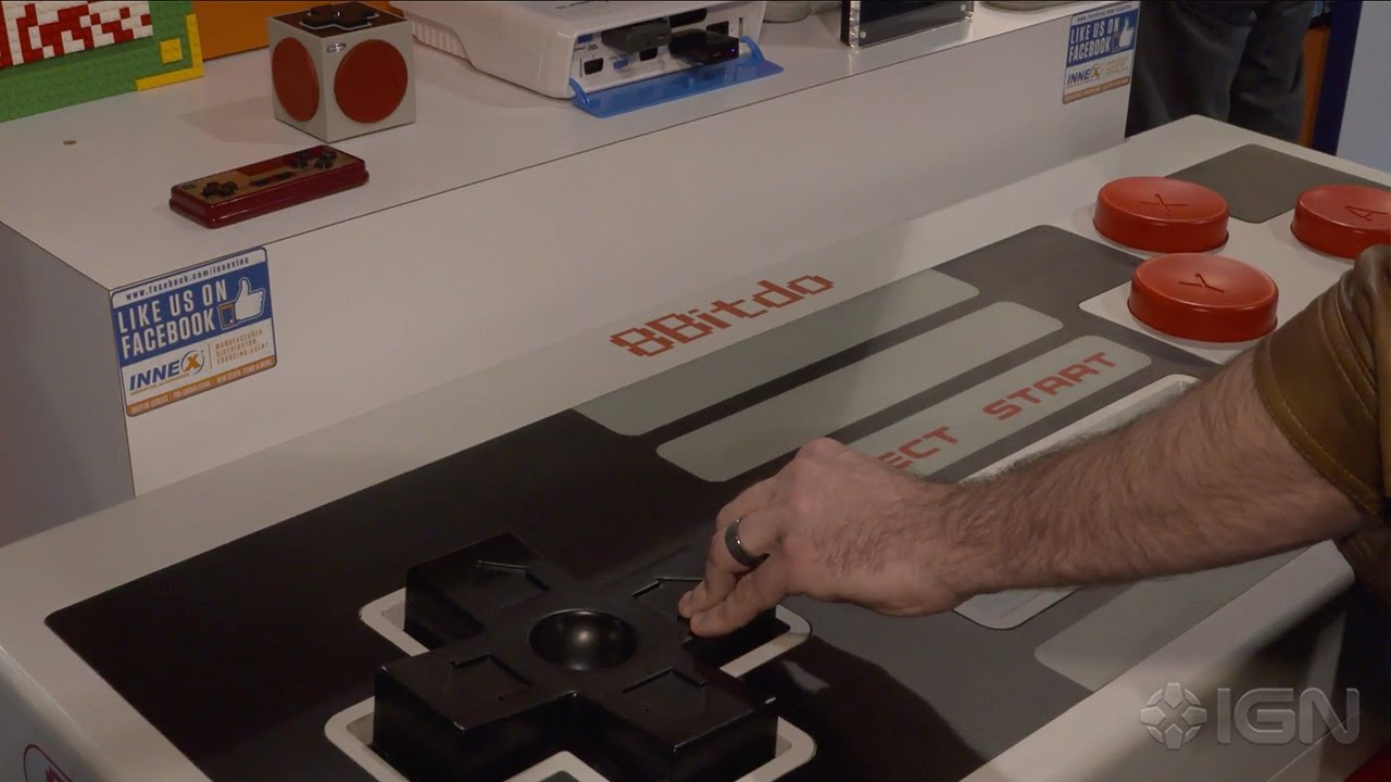 Is This The World's Biggest NES Controller? - CES 2016 - YouTube