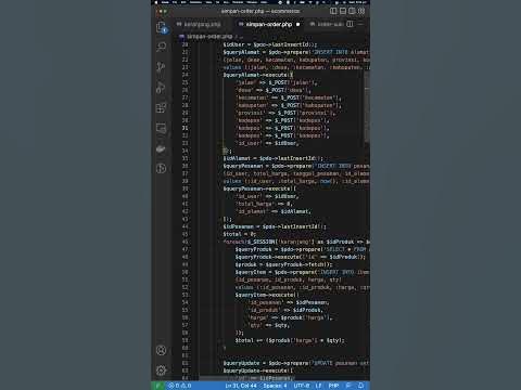 Ngoding Lebih Cepat di VS Code Pakai 2 Shortcut Ini #vscode #tips #php #howto #code #ide #editor ...
