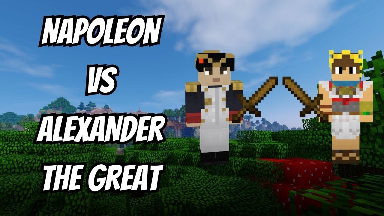 Minecraft AI Agents - Napoleon vs Alexander the Great - YouTube