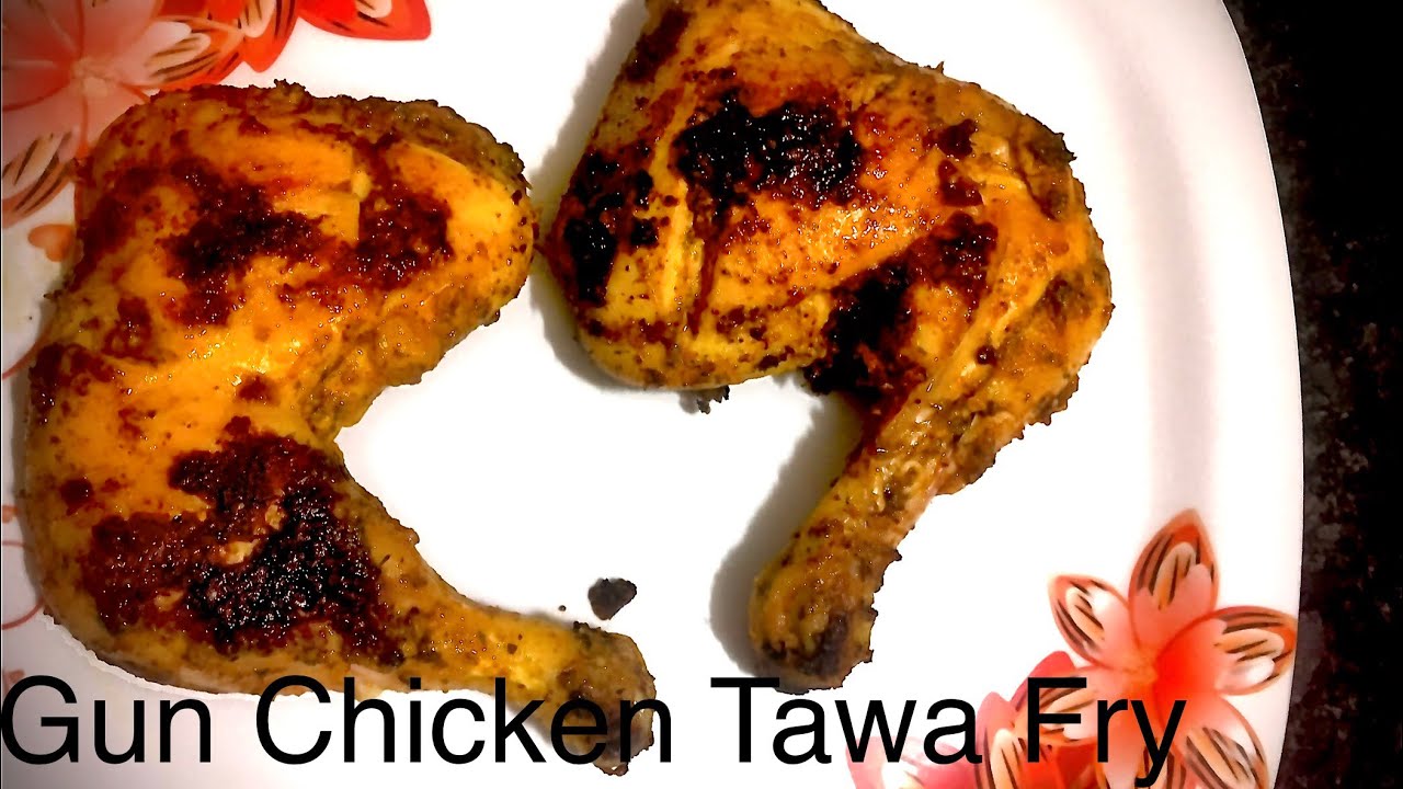 Pudina Gun Chicken Home made Recipe | Gun Chicken Tawa Fry | #Winner ...