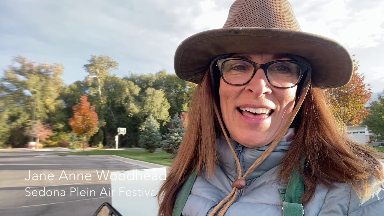 Jane Anne Woodhead, Sedona Plein Air Festival - YouTube