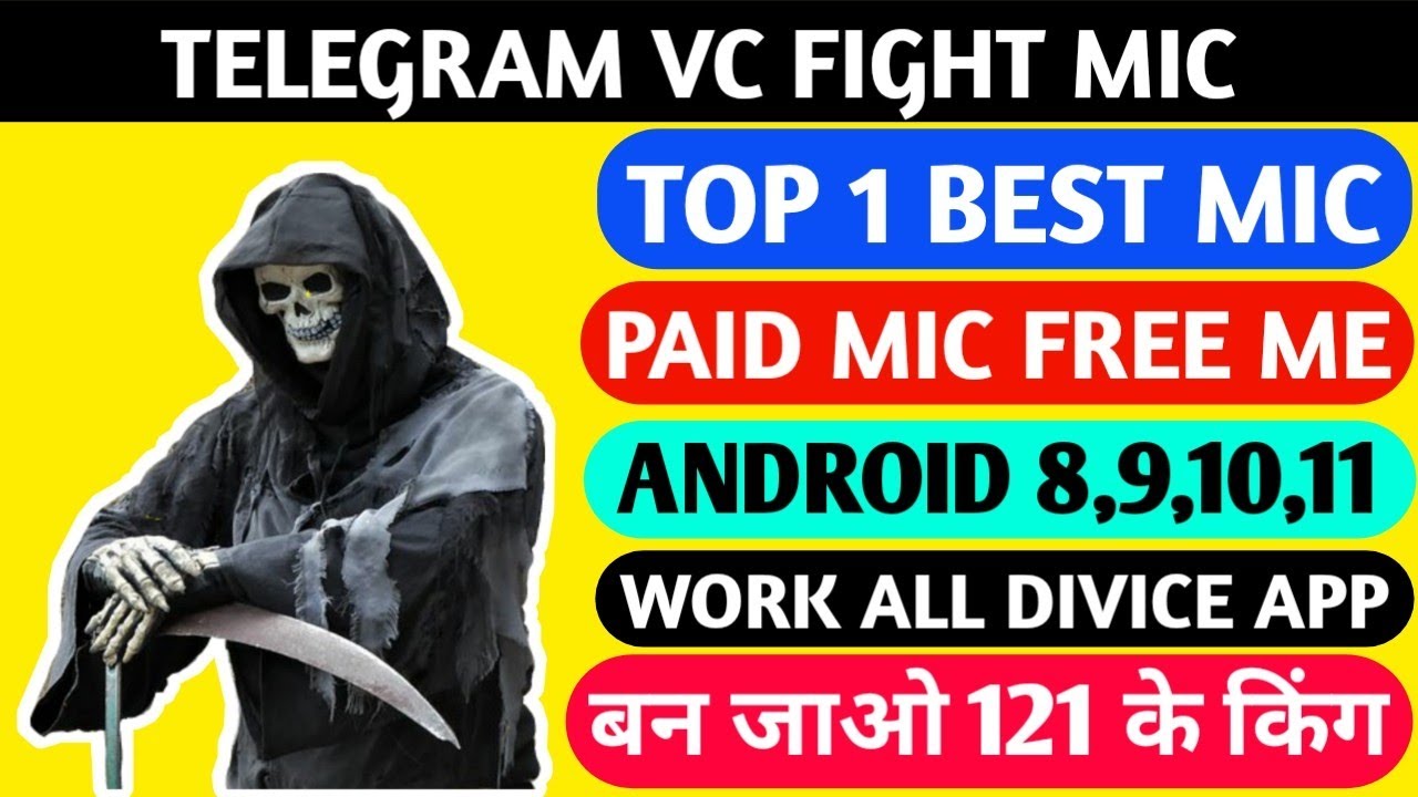 Telegram VC fight के लिए कोन सा mic सबसे अच्छा रहेगा।। best 2 VC fight ...