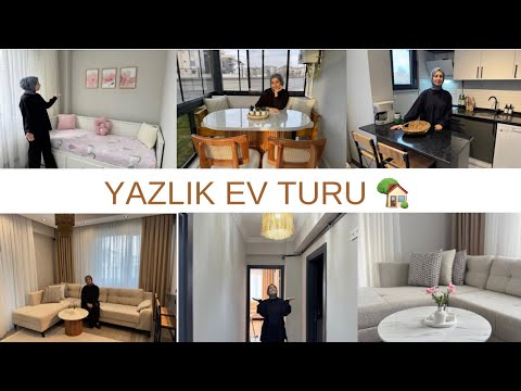 YAZLIK EV TURU | BAHÇE KATLI EVİMİZ TAMAMLANDI  | HAYALLERİMİZDEN BİLE DAHA GÜZEL 😇