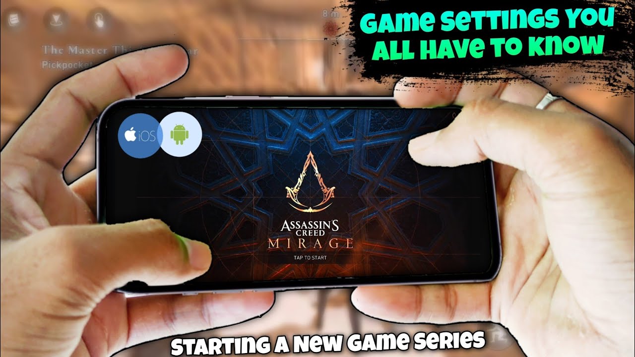 Assassin Creed Mirage Mobile iOS & iPad Game Settings - YouTube