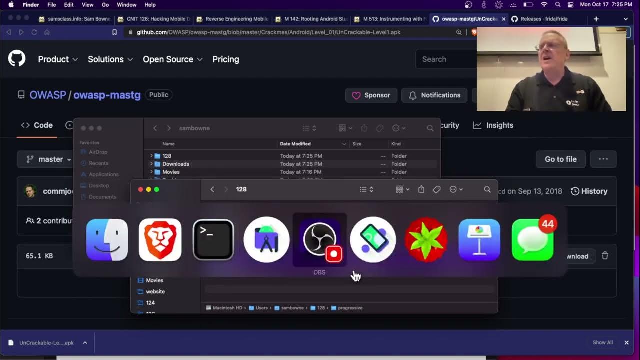 M 513 Instrumenting with Frida - YouTube