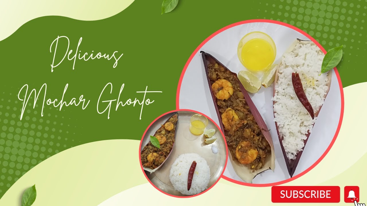 মোচার ঘন্টো রেসিপি | Mochar Ghonto Recipe | Banana Flower Recipe ...