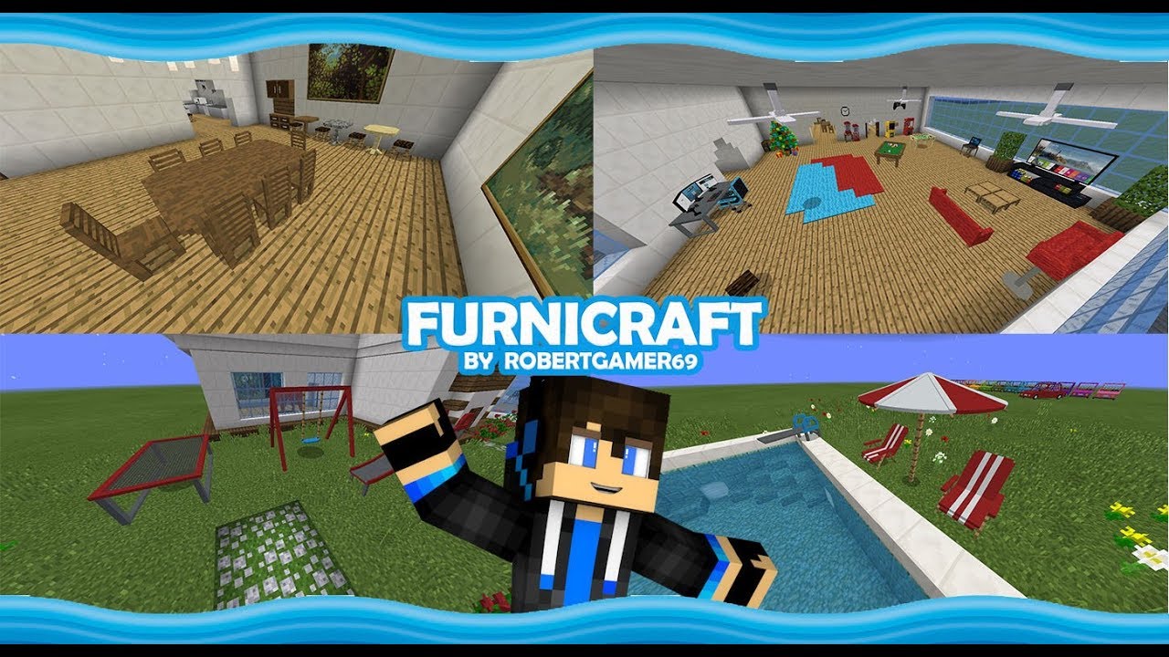 FURNICRAFT v10.2 (Only 1.9 beta) - YouTube