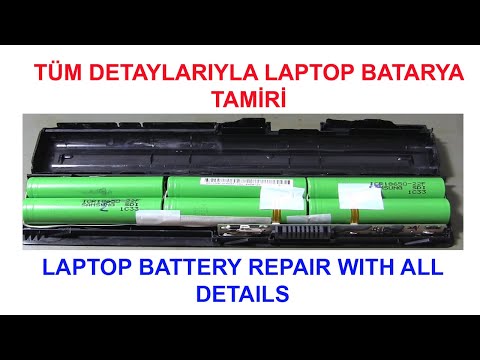 TÜM DETAYLARIYLA LAPTOP BATARYA TAMİRİ. LAPTOP BATTERY REPAIR WITH ALL DETAILS.