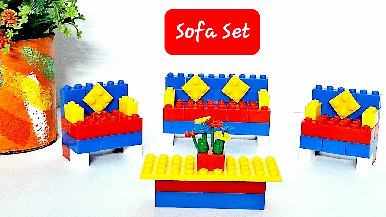 Satisfying DIY Sofa / Building Blocks Sofa Set / Building Blocks Sofa ...