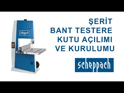 Scheppach Basa 1 Şerit Testere Kutu İçeriği ve Kurulum /  Unboxing Band saw and Instalation