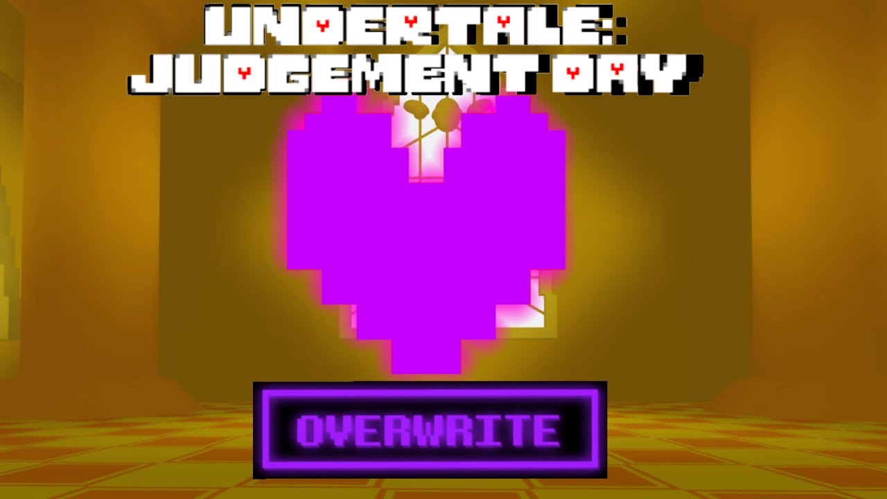 Undertale: Judgement day OVERWRITE soul - YouTube