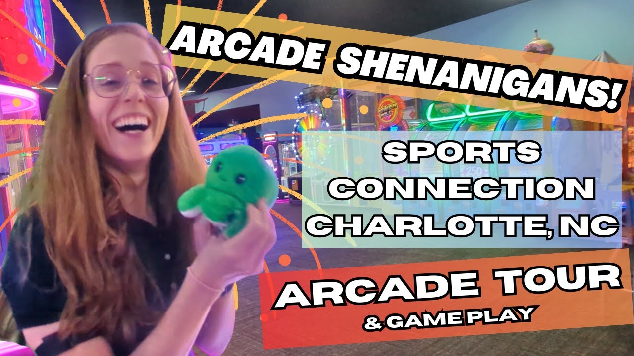 Sports Connection Charlotte, NC Arcade Tour #arcade #clawmachine - YouTube