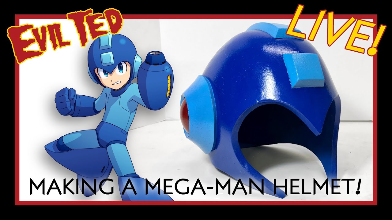 Making a Mega-Man helmet - YouTube