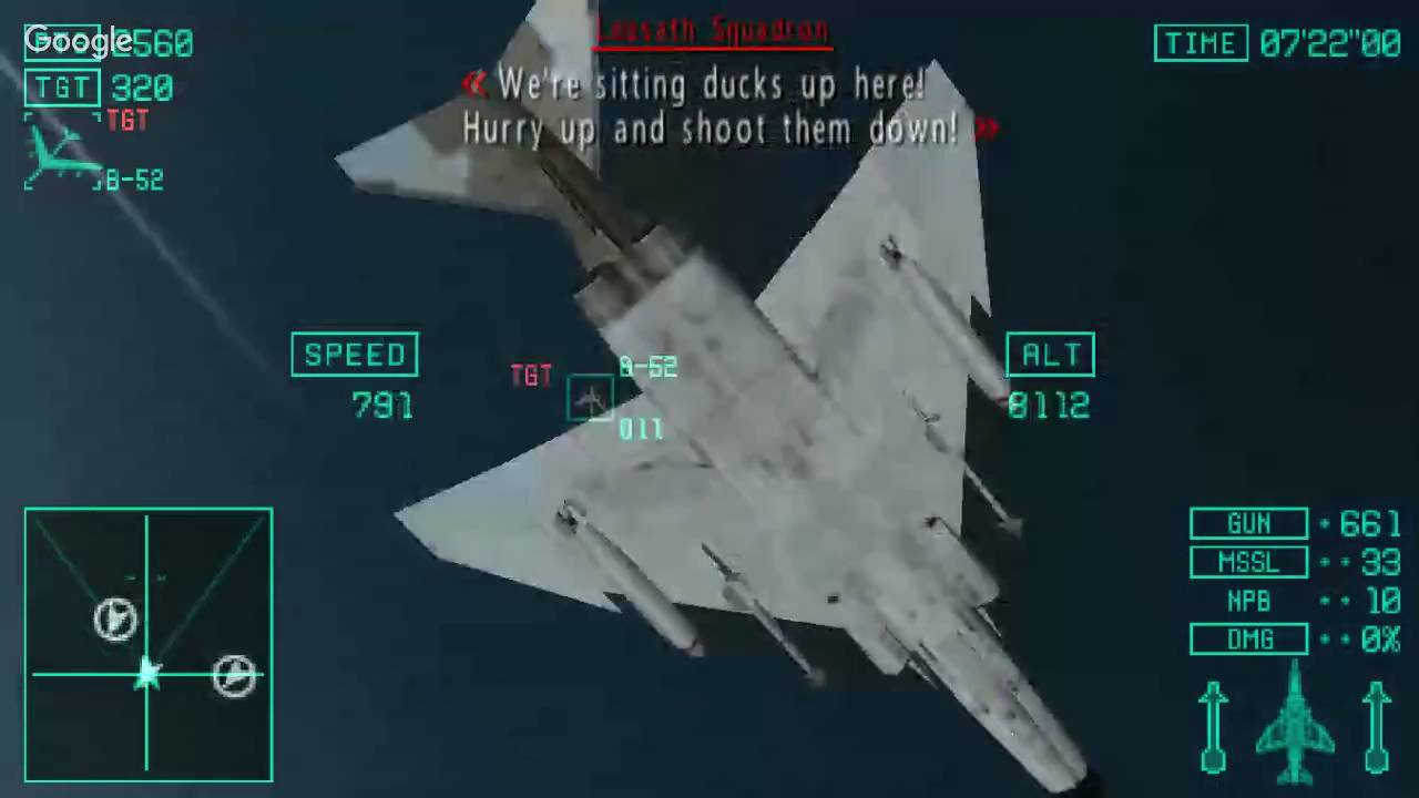 Gryphus 1 Returns! Ace Combat X 100% Completion Part 1 - YouTube