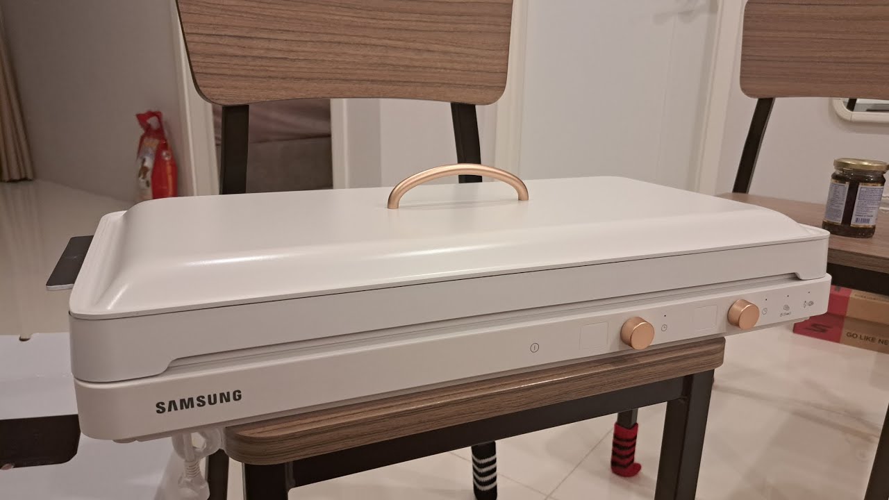 แกะกล่อง Samsung the plate เตาแม่เหล็กไฟฟ้า 2 หัว - YouTube