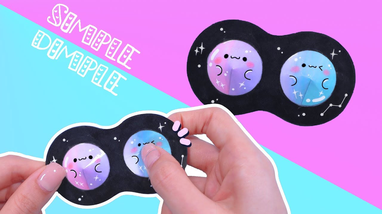 How to Make a Simple Dimple | DIY Simple Dimple | DIY Fidget Toy ...