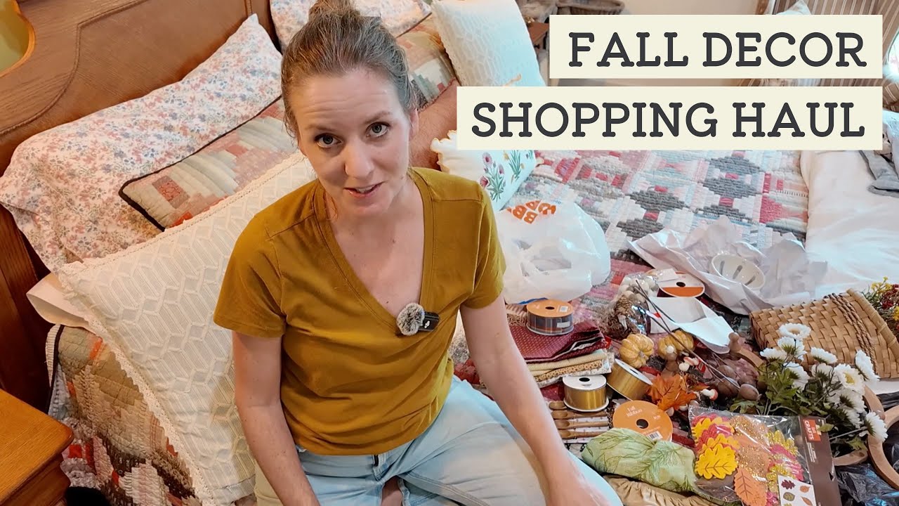 Fall Decor Haul | Michaels, Hobby Lobby and Kirklands - YouTube