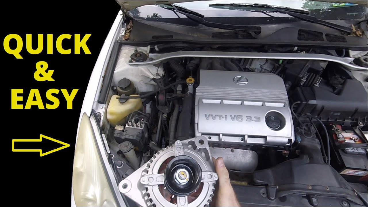 How To Replace A Toyota/Lexus Alternator in 5 Minutes (Or More…) - YouTube