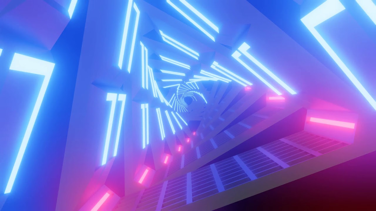 VJ Loop Triangle (BLUE) - YouTube